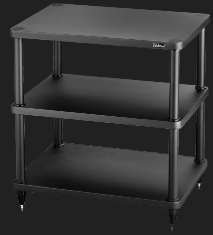 Solidsteel S3 Series Hi-Fi Audio Rack Black la AVstore.ro