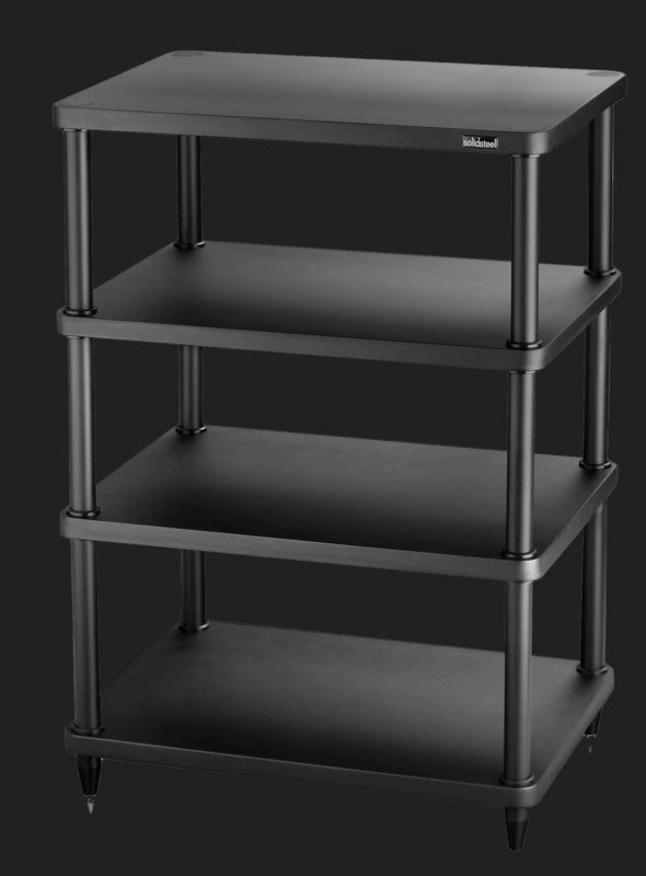 Solidsteel S3 Series Hi-Fi Audio Rack Black la AVstore.ro