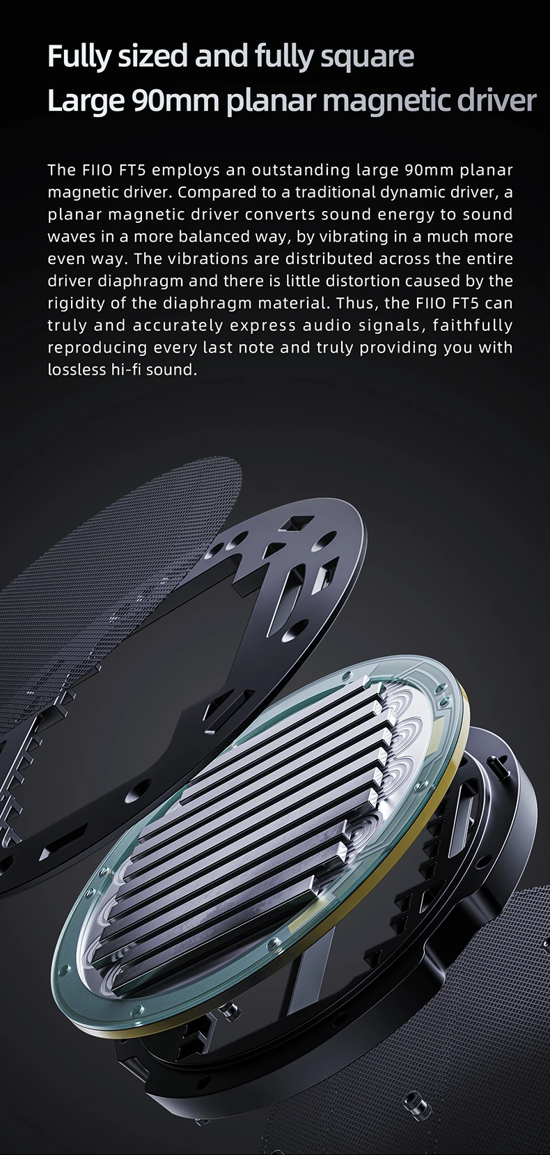 Casti Hi-Fi Fiio FT5 la AVstore.ro