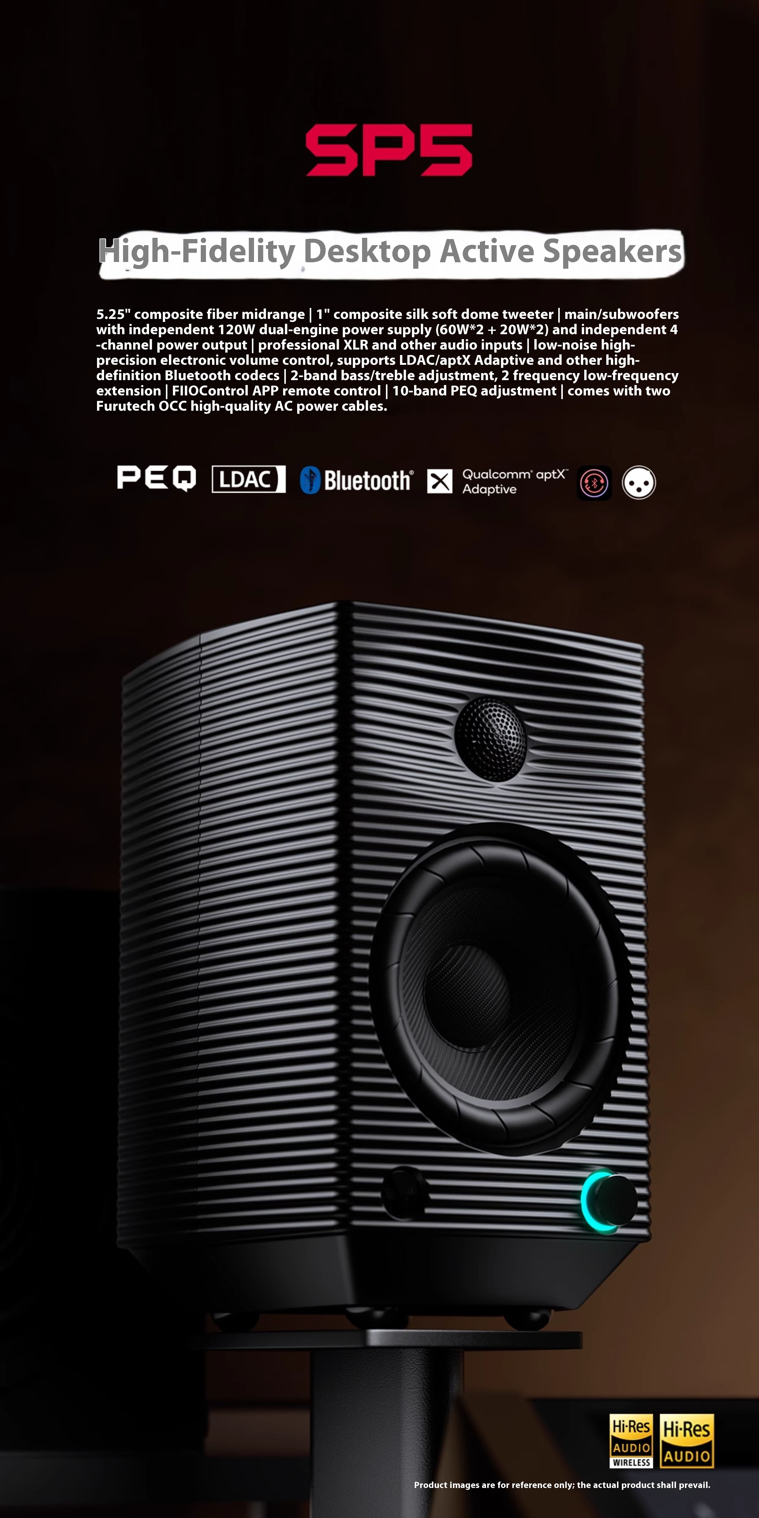 Boxe active Fiio SP5 digital active speakers la AVstore.ro