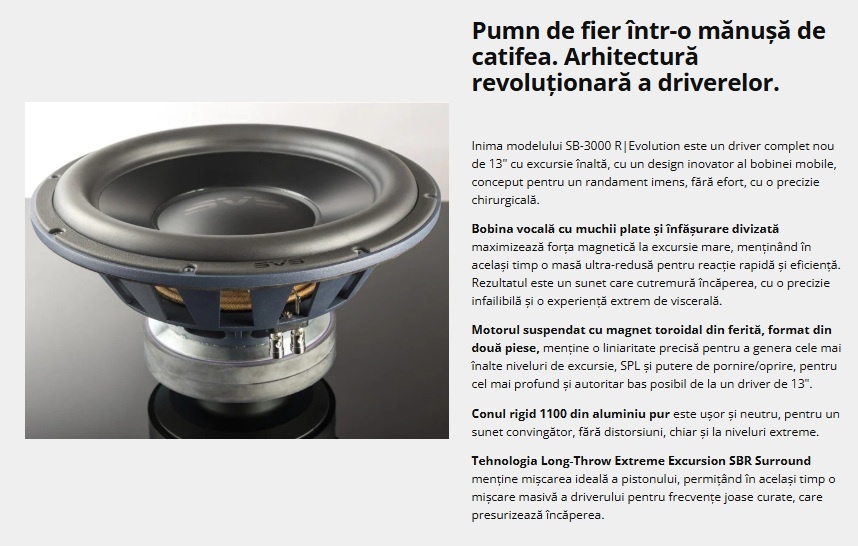 Subwoofer SVS SB 3000 REvolution la AVstore.ro